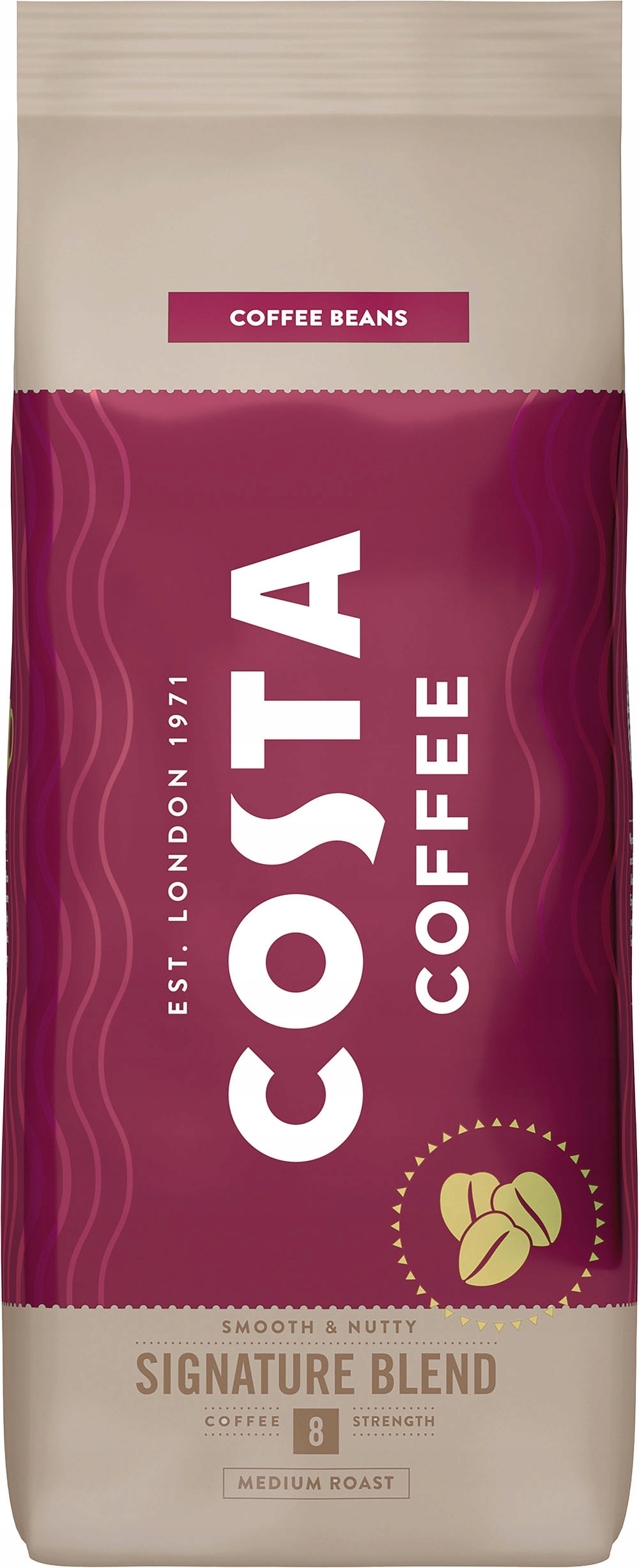 Costa Coffee Signature Blend Середнє зерно 1 кг - docom.com.ua