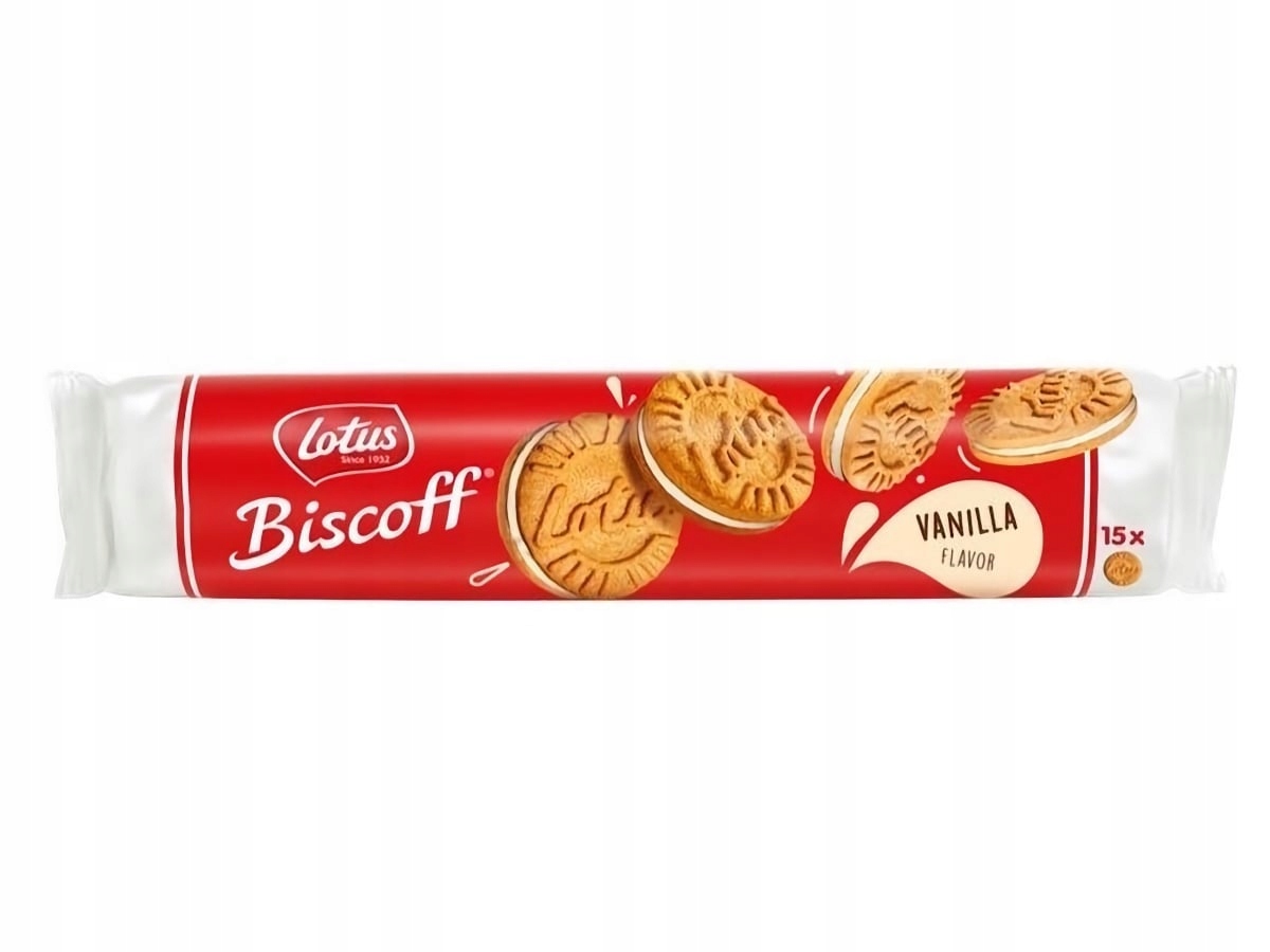 LOTUS Sušenky sušenky s vanilkovým krémem Biscoff 150 g za 45.00CZK ...