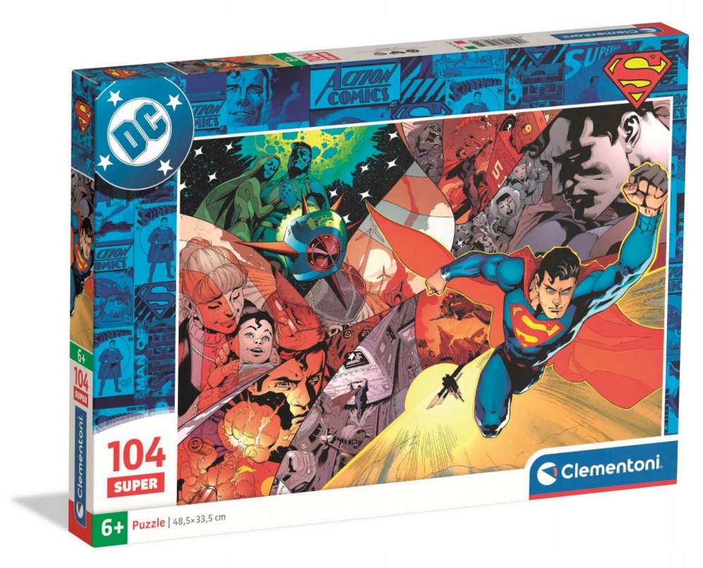 Puzzle Super 104 Superman (8005125250752) • Cena, Opinie • Tradycyjne ...