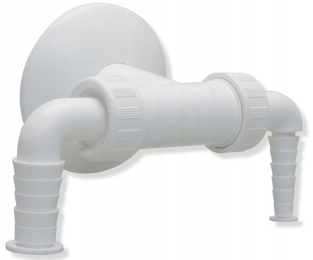 SIFON PRO PRAČKU A SUŠIČKU DVOJITÝ S VENTILEM DN32 za 215 Kč - Allegro