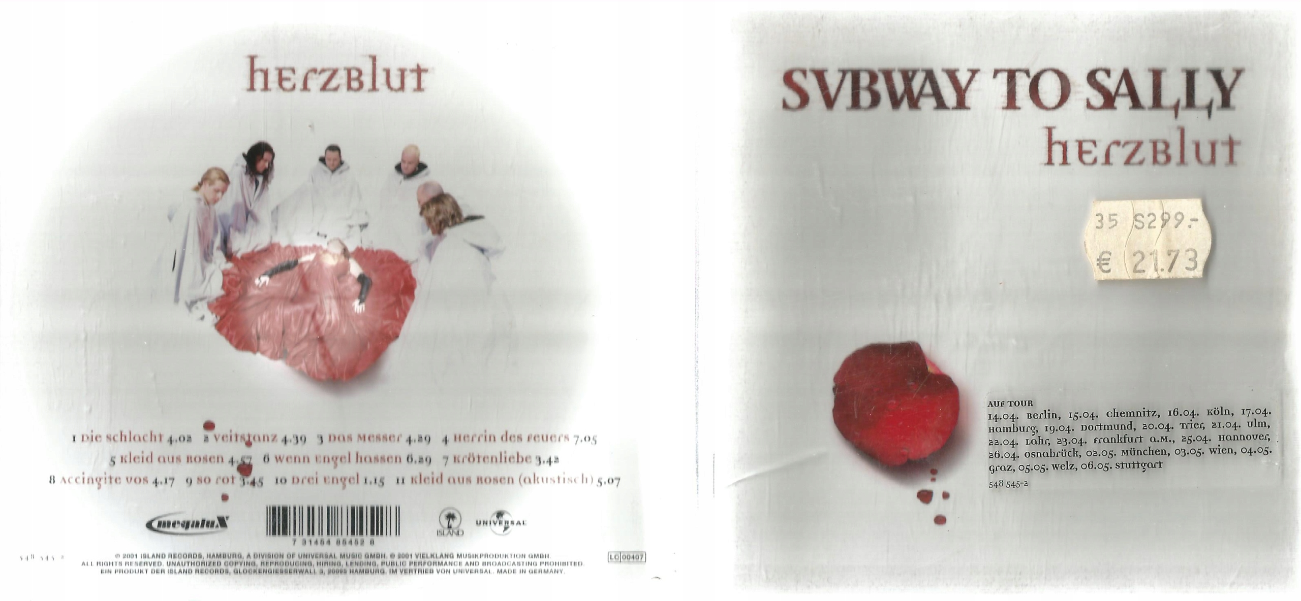 Herzblut Subway To Sally CD - porównaj ceny - Allegro.pl