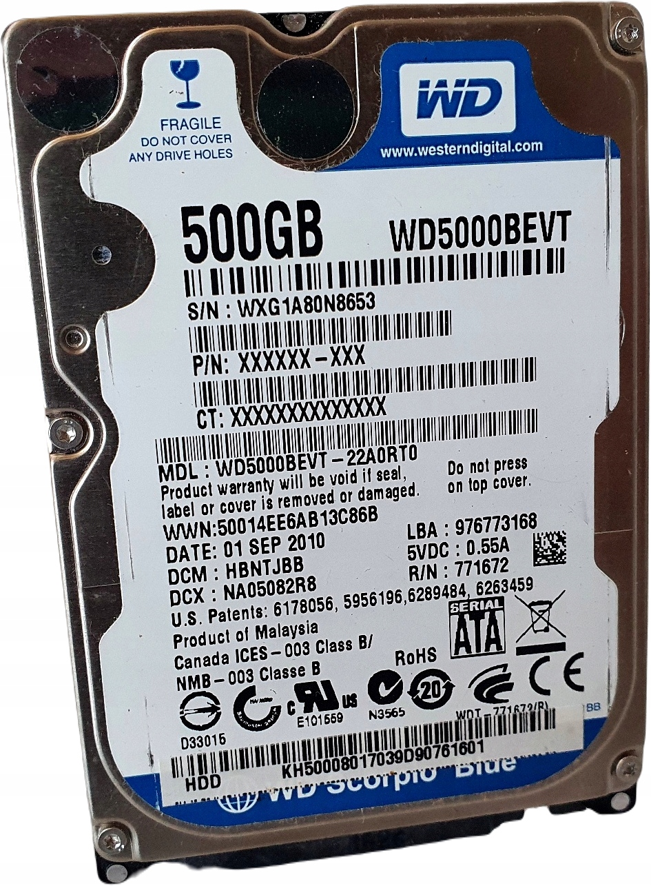 Wd5000bevt - Niska cena na Allegro