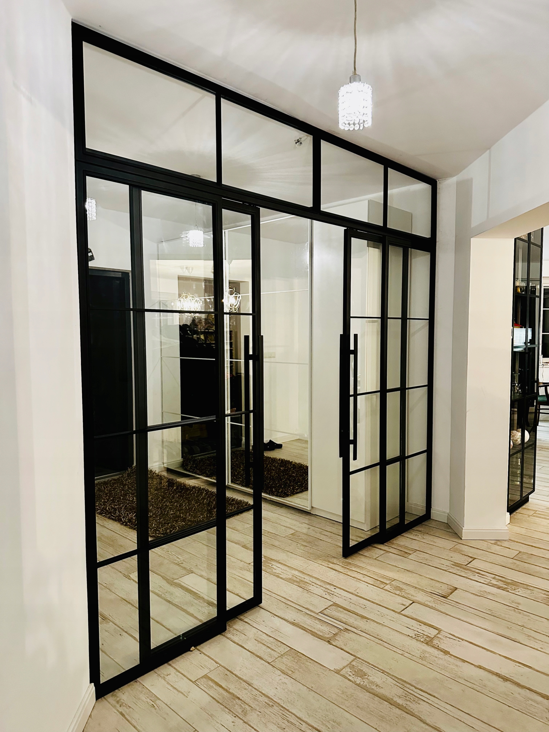 Drzwi Przesuwne Metalowe Szklane Loft • Cena, Opinie • Drzwi wewnętrzne ...