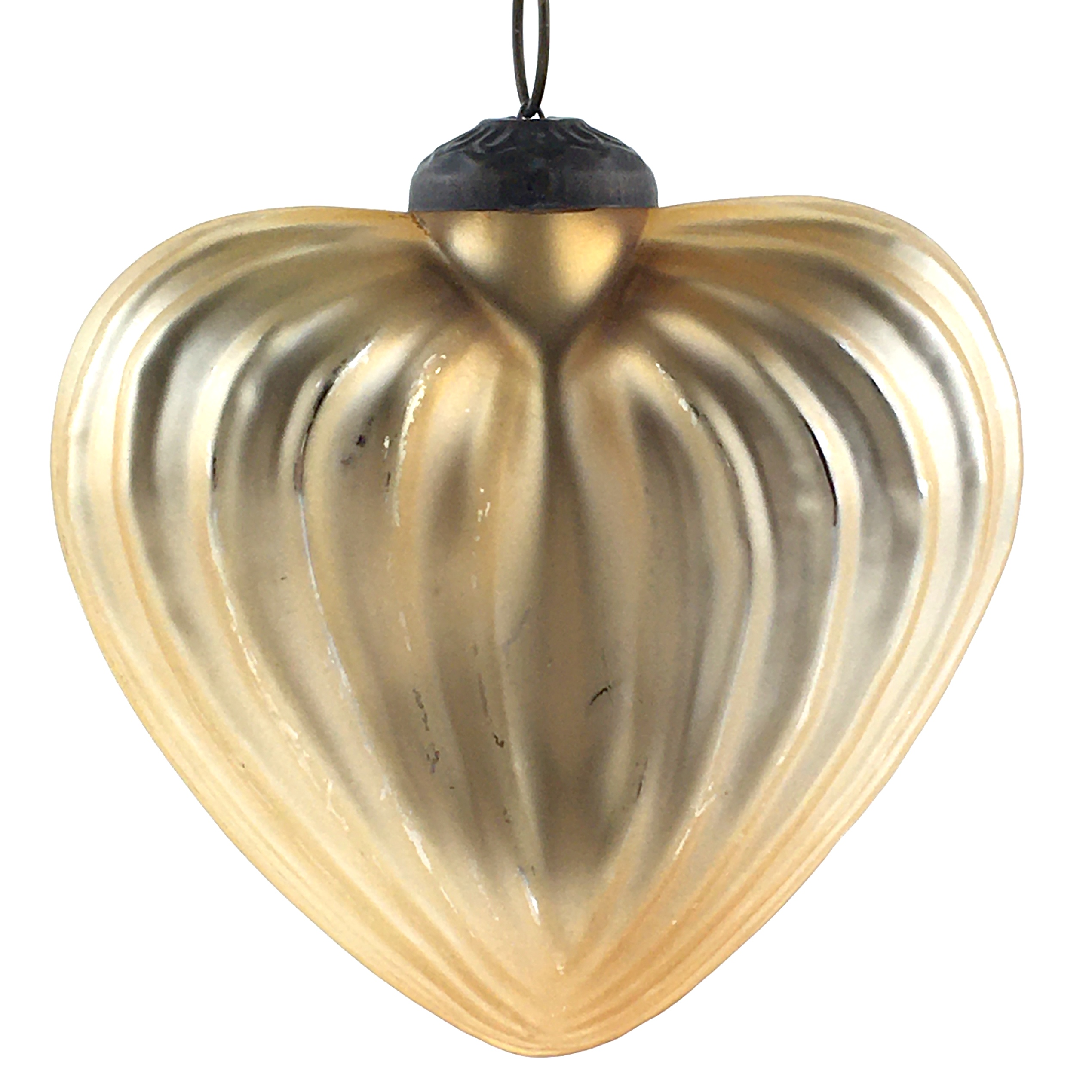 SERCE ZŁOTE BOMBKI CHOINKOW SZKLANE KSZTAŁTKI 10 cm • Cena, Opinie ...