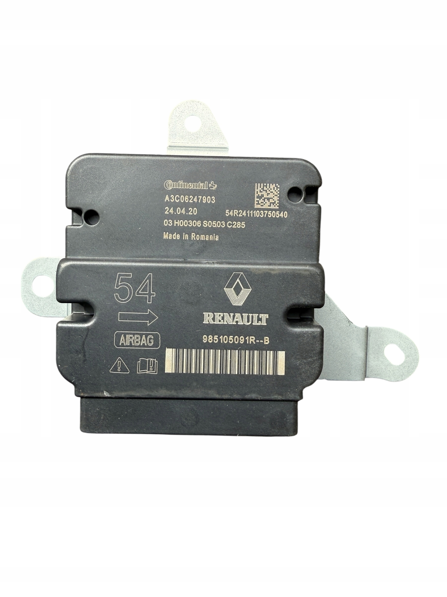 STEROWNIK MODUŁ PODUSZEK POWIETRZNYCH RENAULT MASTER 4 20- 985105091R ...