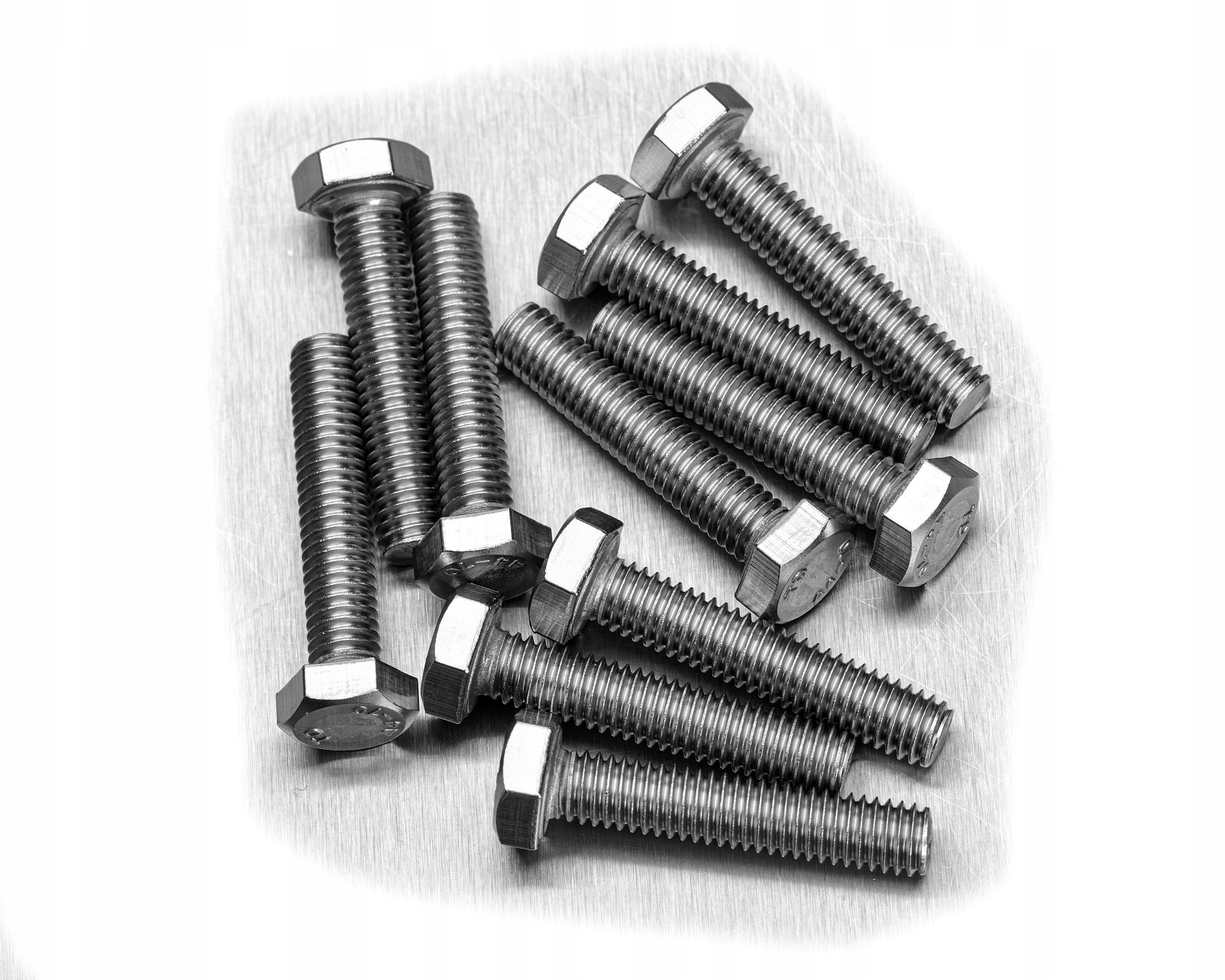 M6x40 ŚRUBA SZEŚCIOKĄTNA KWASOODPORNA inox nierdzewna A4 933 (10 ...