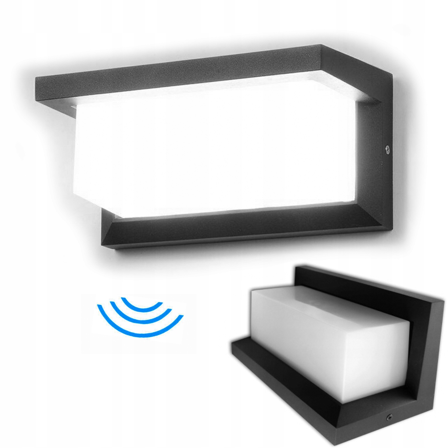 Lampa Zewnętrzna LED z Czujnikiem Ruchu Kinkiet (led czujnik pir 150W ... Lampa Zewnętrzna LED z Czujnikiem Ruchu Kinkiet (led czujnik pir 150W ...
