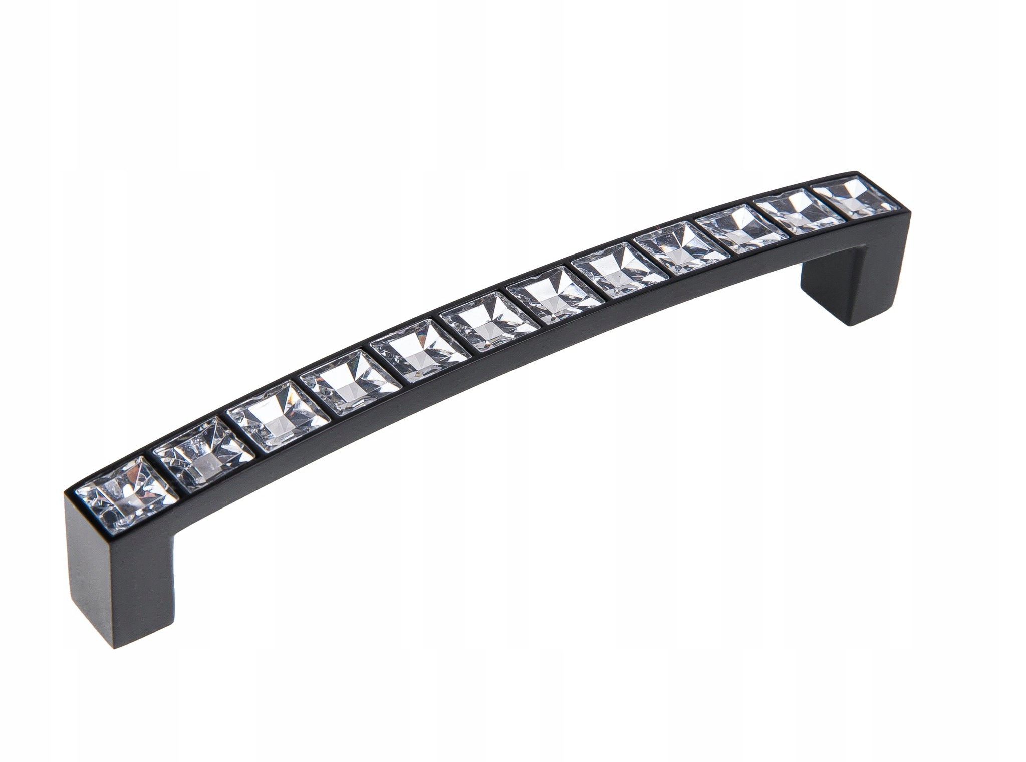 UCHWYT MEBLOWY Z KRYSZTAŁAMI 96 mm CZARNY • Cena, Opinie - Allegro