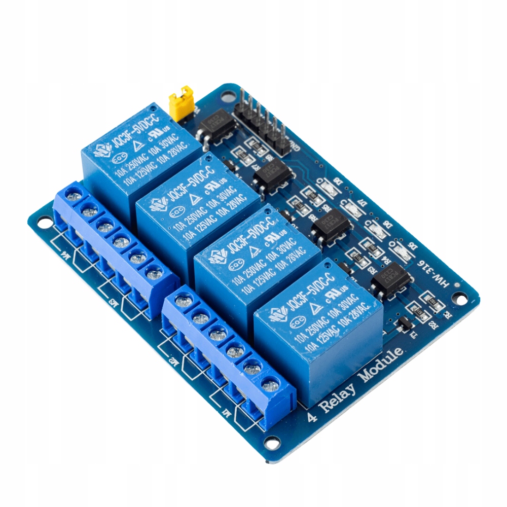 Przekaźnik MSALAMON Moduł przekaźników 4 kanały 5V dla Arduino STM32 - Sklep, Opinie, Cena w Allegro