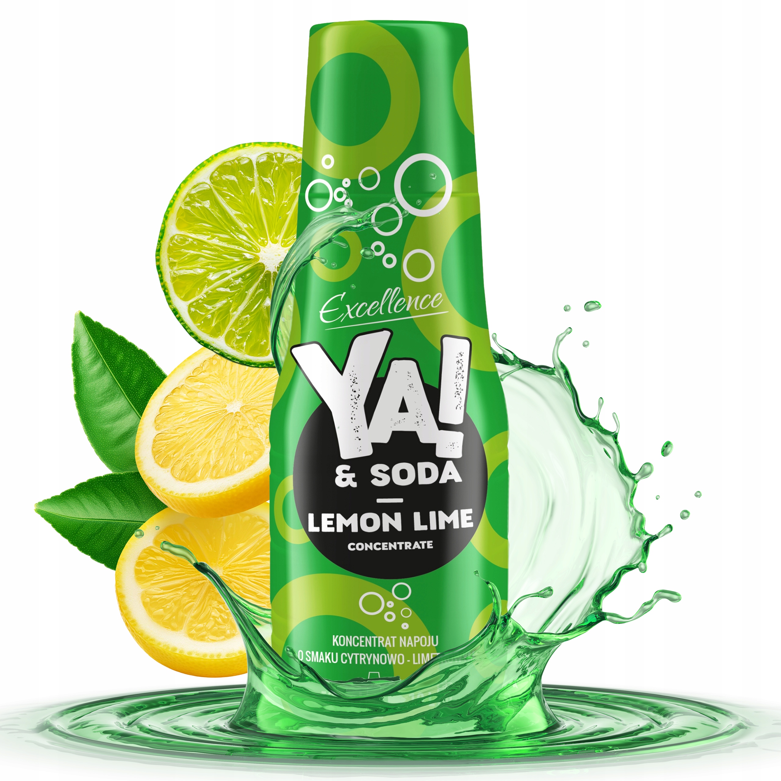 SYROP YA SODA DO SATURATORA WODY KONCENTRAT LEMON LIME 10L NAPOJU Z ...