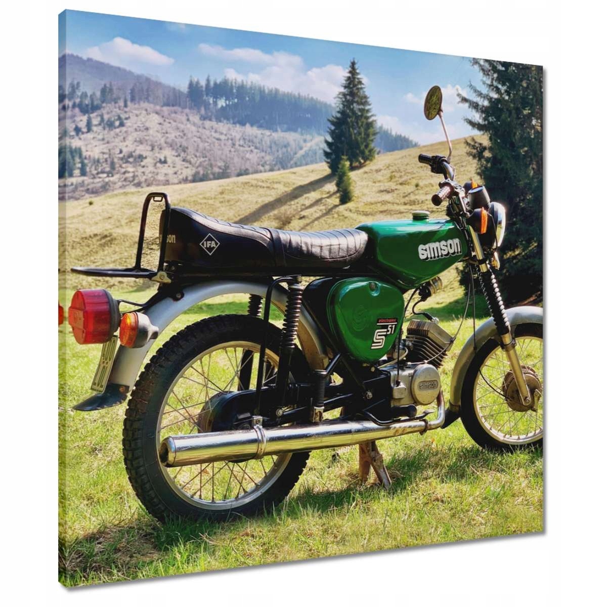 Obrazy 60x60 Motorower Simson S51 • Cena, Opinie • Obrazy 13442508054 ...