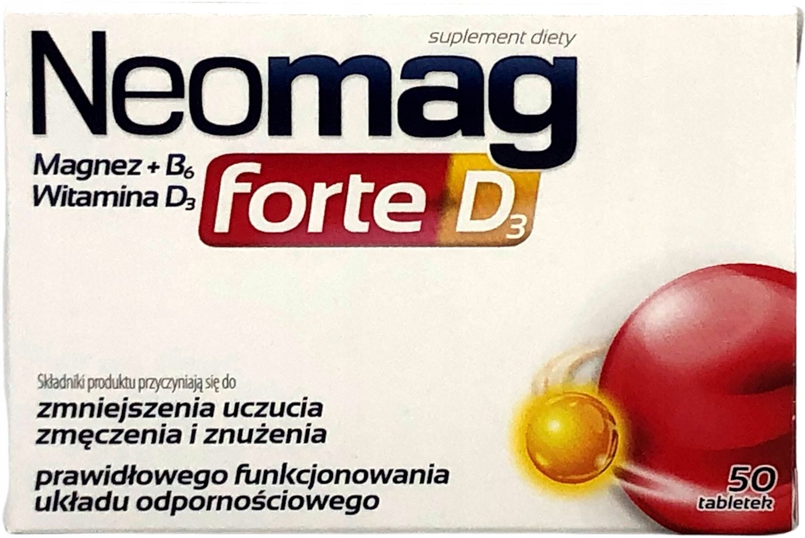 AFLOFARM NEOMAG FORTE D3 50 tabletek (5902802700667) • Cena, Opinie ...