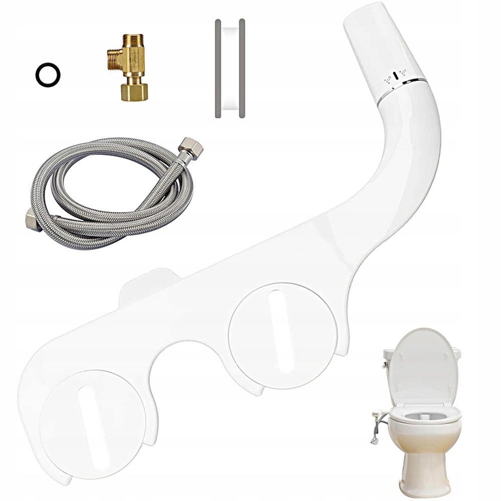 BIDET DESKĄ SEDESOWĄ NATRYSK Z PŁUKANIE DYSZĄ DO WC TOALETY ...
