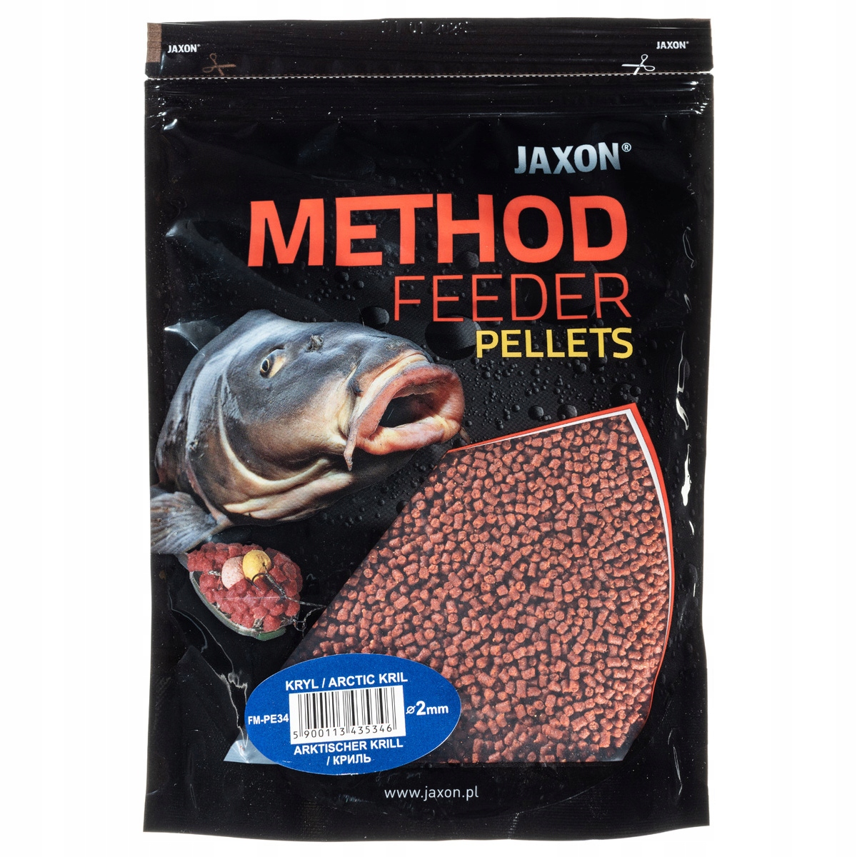 Pellet Jaxon Method Feeder KRYL 2mm 500g - 13902330015 - Allegro