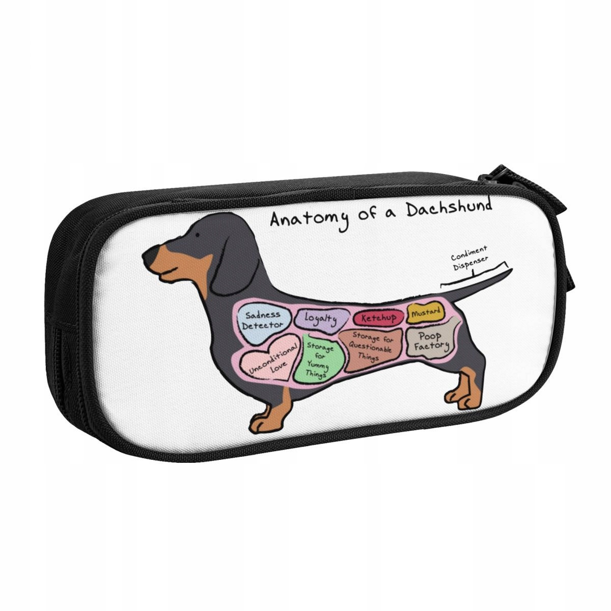 SchoolPencilCaseAnatomia jamnika piórniki piórniki 13993100305 - Allegro.pl