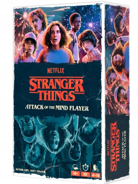 GRA PLANSZOWA STRANGER THINGS: Attack of The Mind Flyer Rebel EDYCJA PL ...