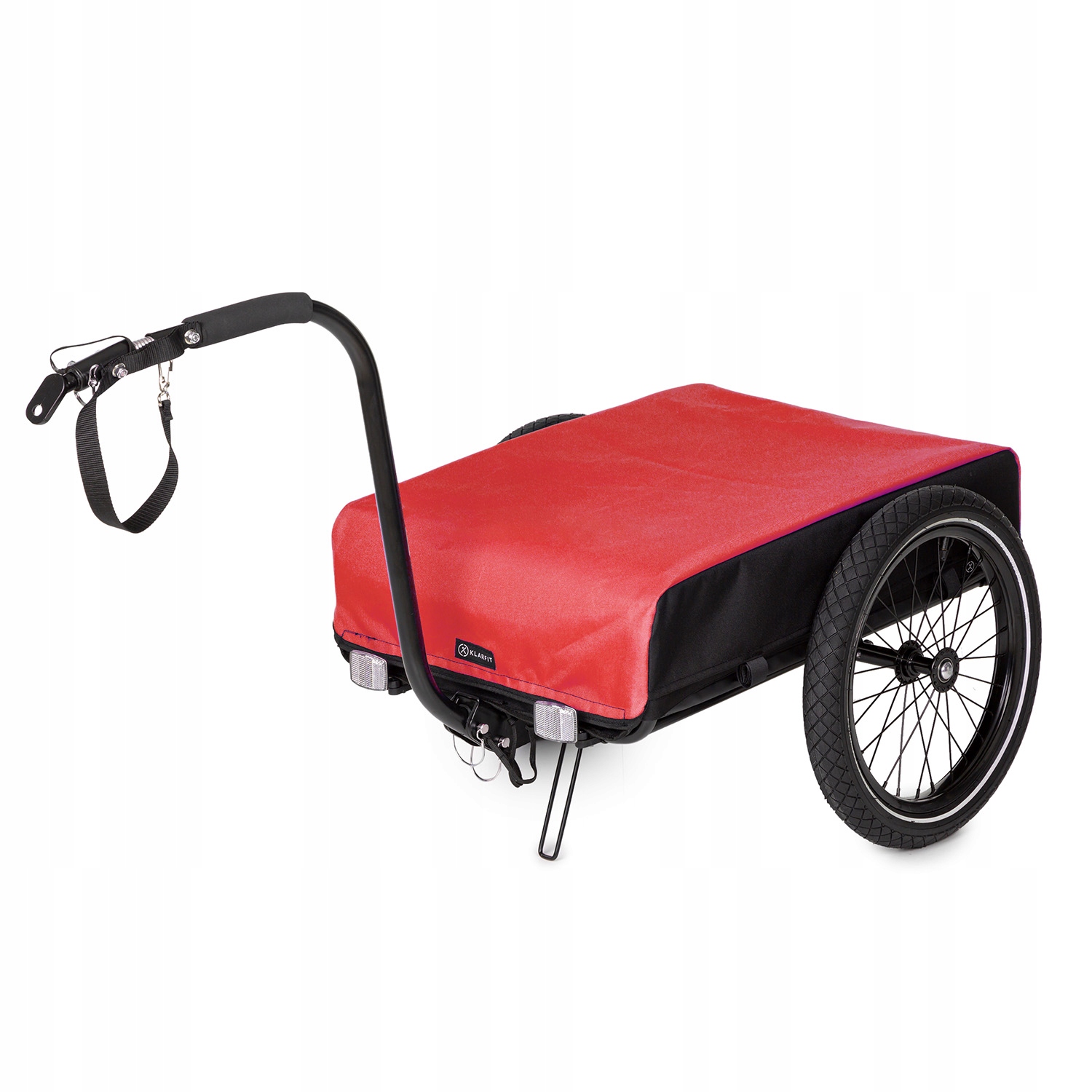 PRZYCZEPKA ROWEROWA TRANSPORTOWA BAGAŻOWA WÓZEK DO ROWERU RĘCZNY 40KG ...