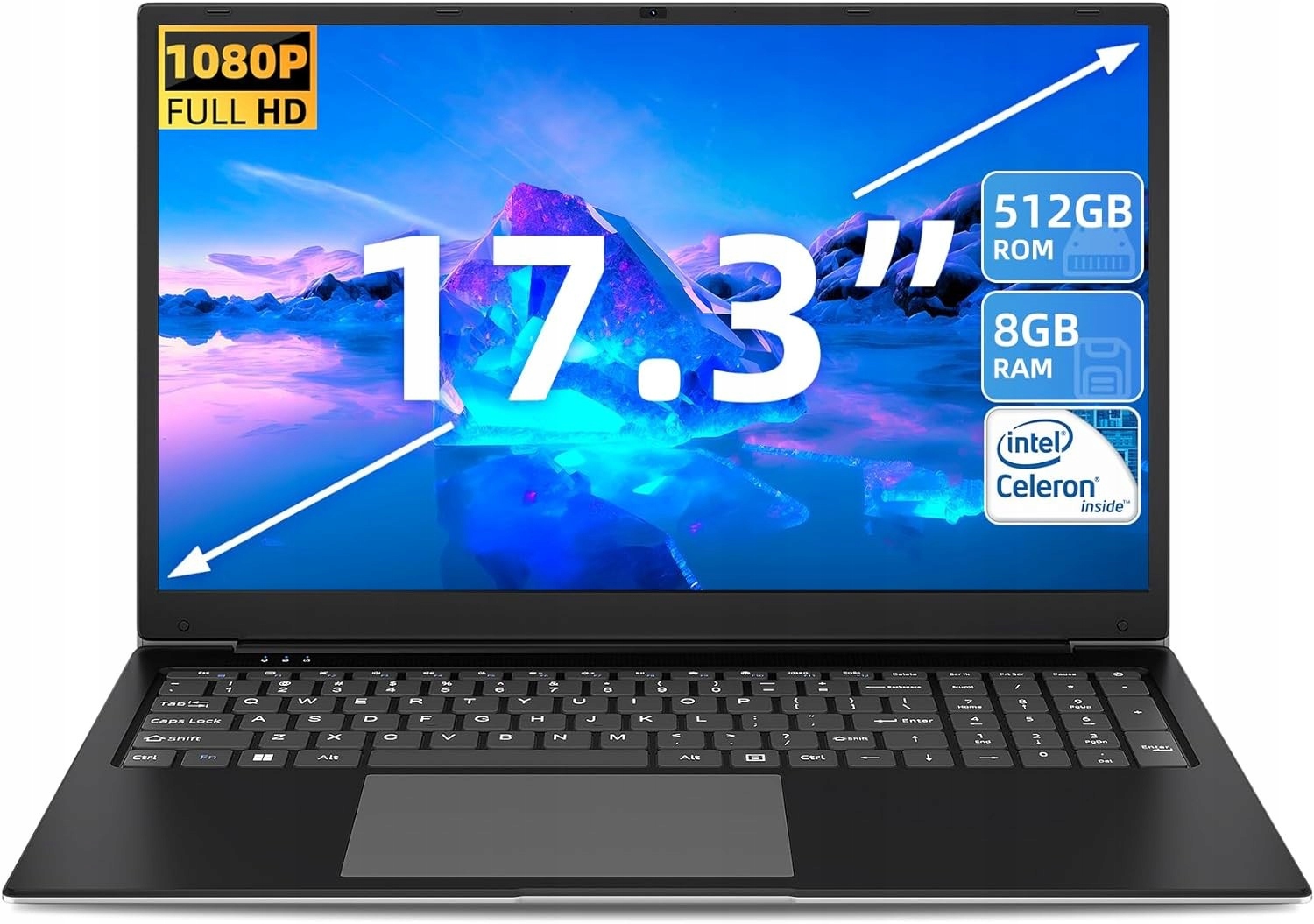 Laptop SGIN M17 17,3" FHD IPS Intel N4020C 8/512GB SSD USB-C W11 - Sklep, Opinie, Cena w Allegro.pl