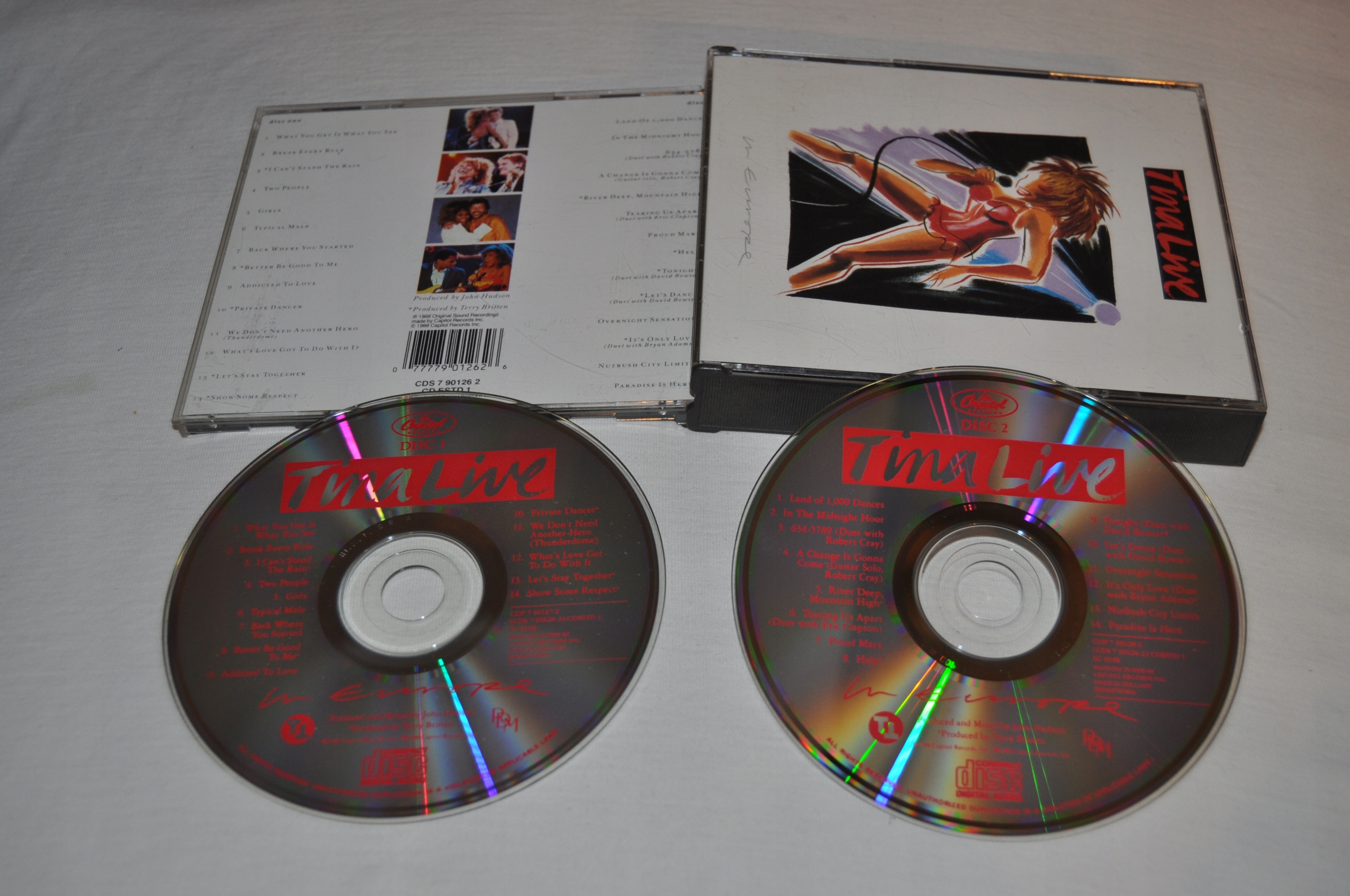TINA TURNER - LIVE IN EUROPE DAVID BOWIE 1988R FAT BOX IDEAŁ 2 CD ...
