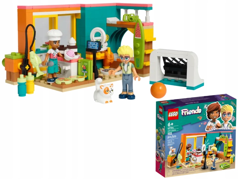 Klocki LEGO FRIENDS Zestaw 41754 Pokój Leo (5702017415369) • Cena ...