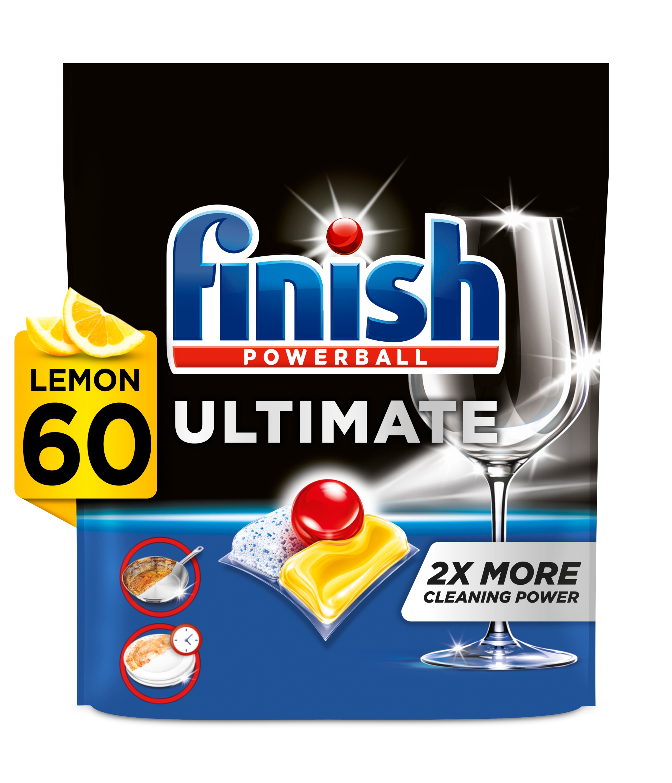 Finish Powerball Quantum tabletki do zmywarki Cytryna 60 szt. • Cena ...