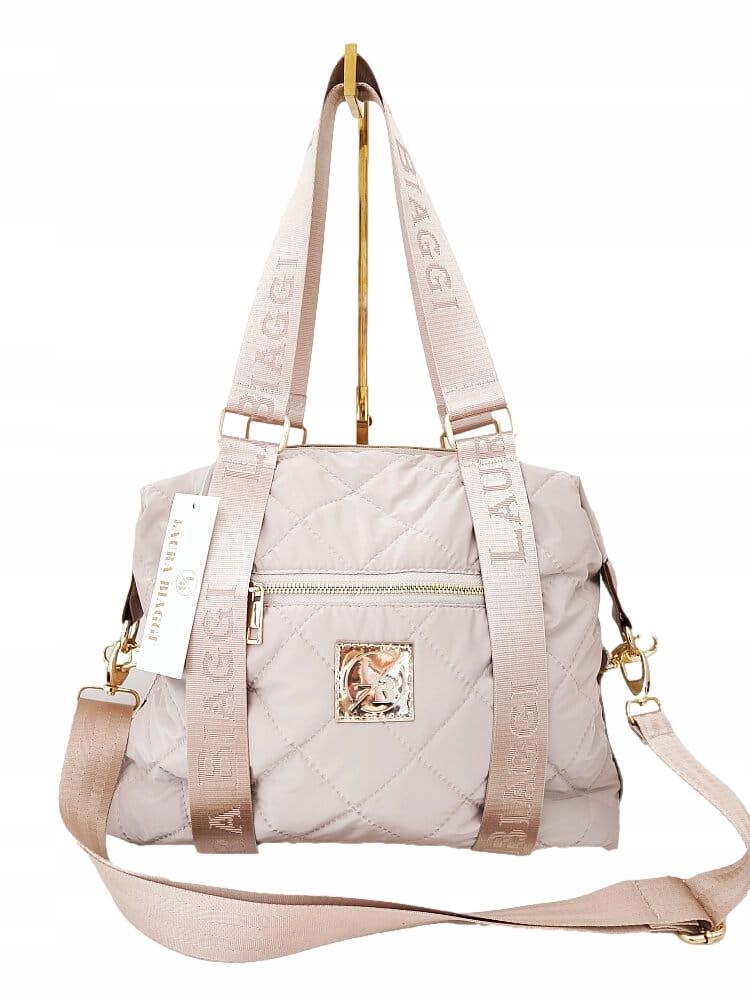 Laura Biaggi torebka shopper skóra ekologiczna beżowy • Cena, Opinie • Shoppery 17496076118 ...