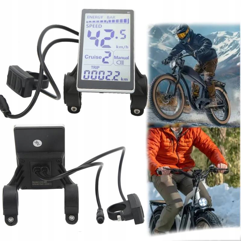 Panel LCD roweru elektrycznego 36V 24V 36V 48V - 4006616555510 ...