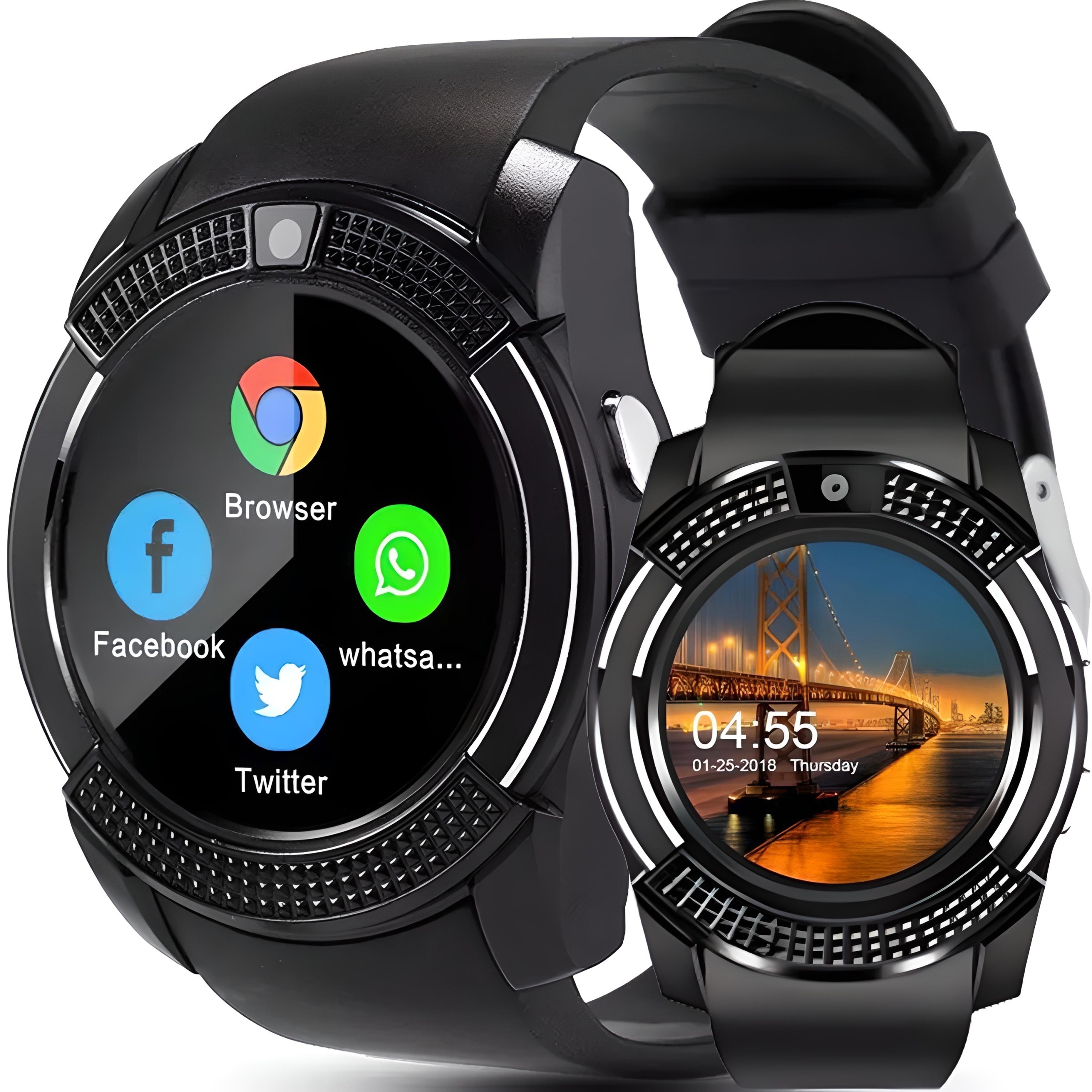 CHYTRÉ HODINKY V8 SMART WATCH PL SD SIM KARTA za 939 Kč - Allegro