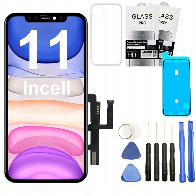 LCD displej Dotyková obrazovka pro Apple iPhone 11| Incell + BONUS * 4 za 591 Kč - Allegro