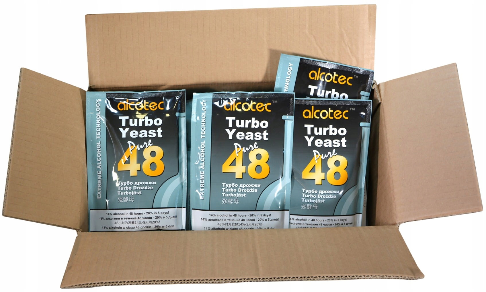 ALCOTEC 48 TURBO PURE 40szt drożdże gorzelnicze - Alcotec | Sklep EMPIK.COM