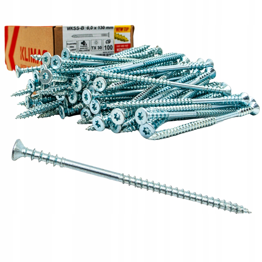 Wkręty do drewna Wkręt-Met WKSS 6 x 130mm 100 szt. (5902622316918 ...