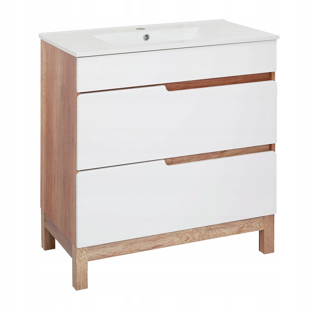 Koupelnová skříňka s keramickým umyvadlem Doris 80-2Z za 7694.00CZK - Allegro