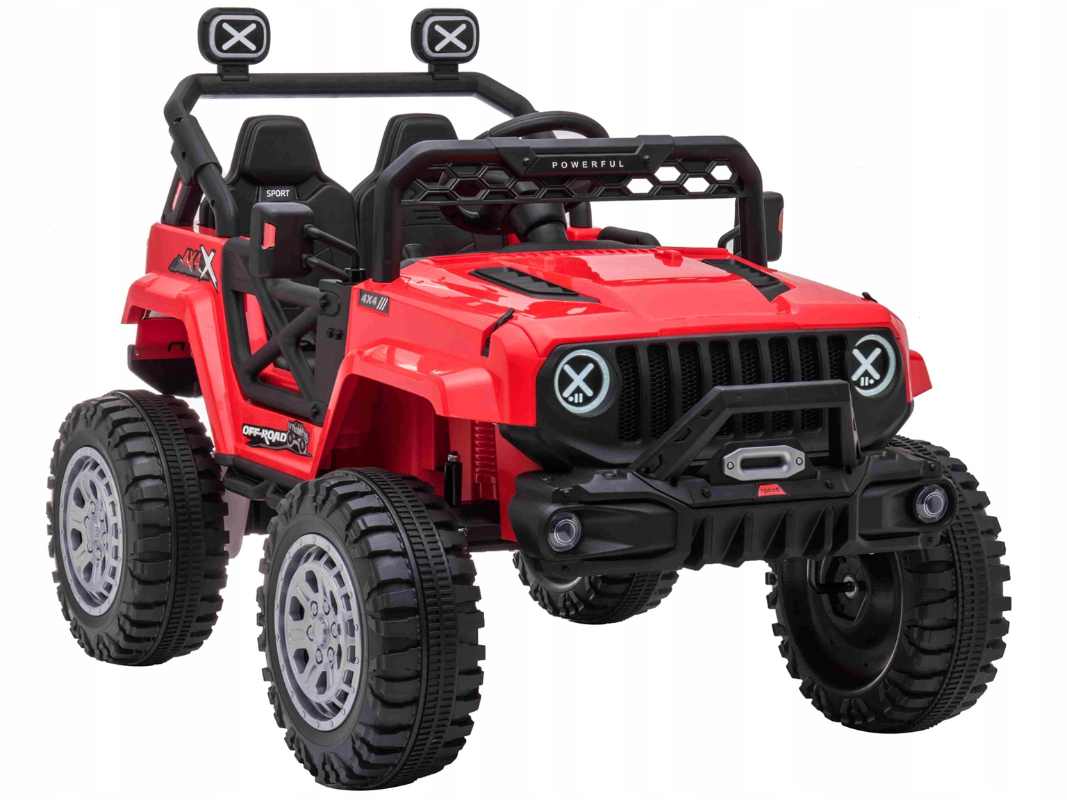 DUŻE NOWE Auto Na Akumulator Dla Dzieci Off Road SPEED JEEP TERENOWY ...