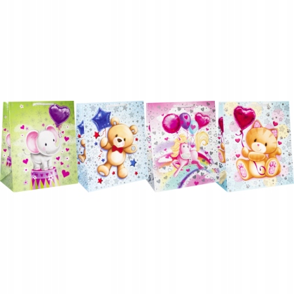 TOREBKI PAPIEROWE DLA DZIECI 10 szt (5902989370936) • Cena, Opinie • Torby papierowe 12563877090 ...