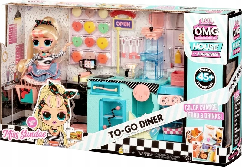 MGA LALKA LOL SURPRISE OMG I AM DINER BISTRO • Cena, Opinie - Allegro