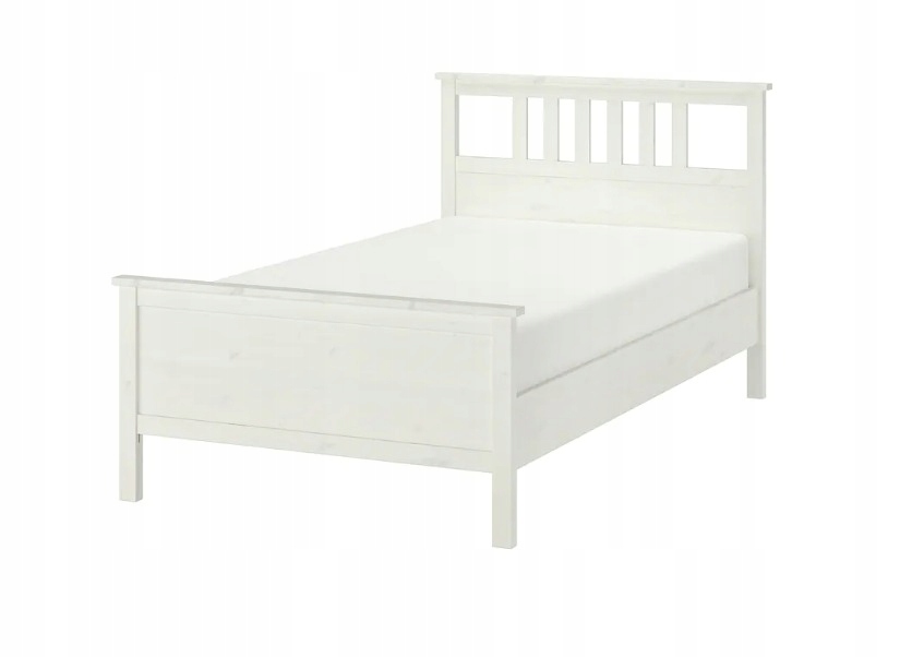 IKEA HEMNES Rama łóżka, biała bejca, 120x200 cm • Cena, Opinie • Łóżka ...