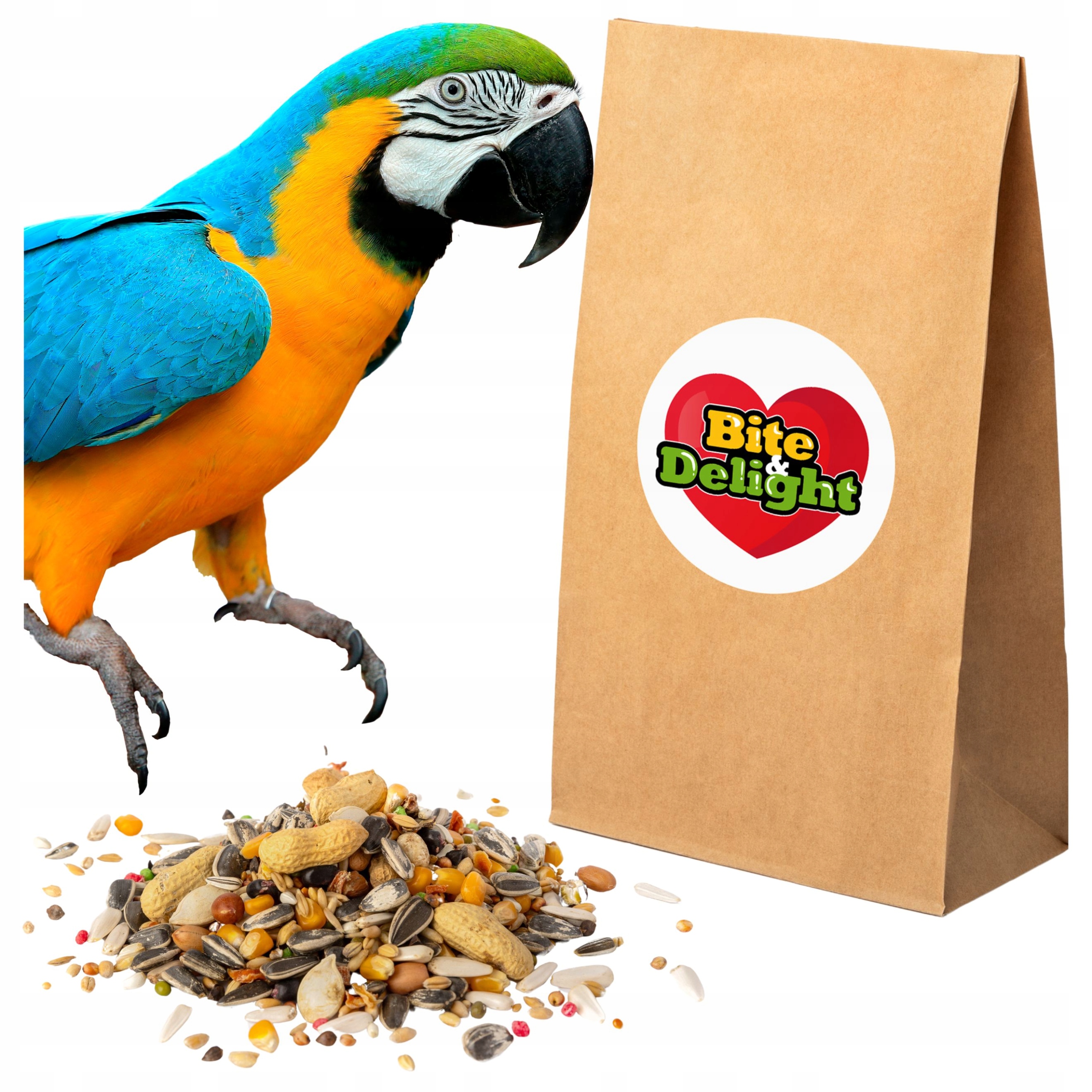 Keverék nagytestű madarak számára 10 kg - Allegro