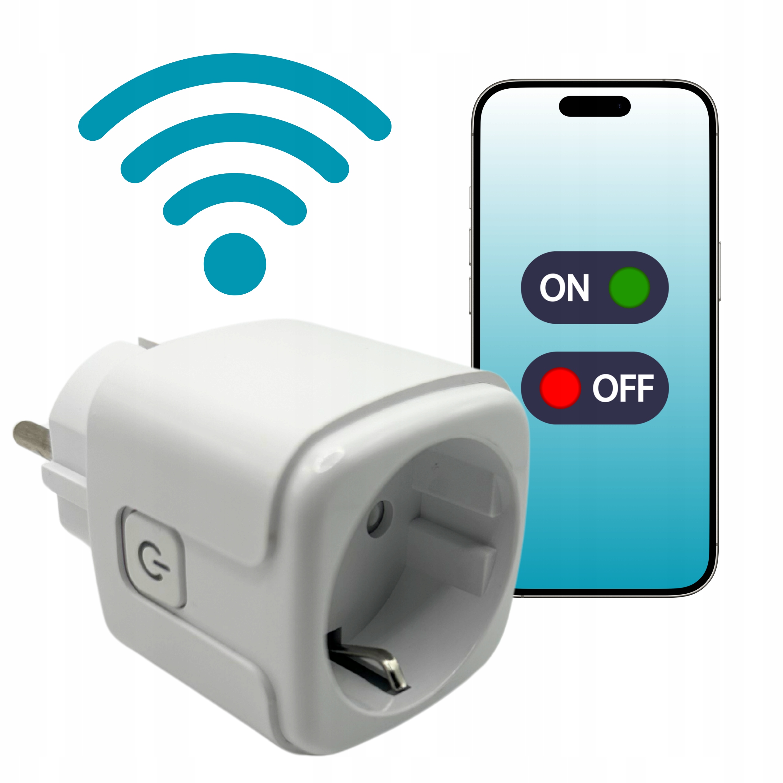 Gniazdo inteligentne 20A, smart, wifi, tuya gniazdko watomierz timer ...