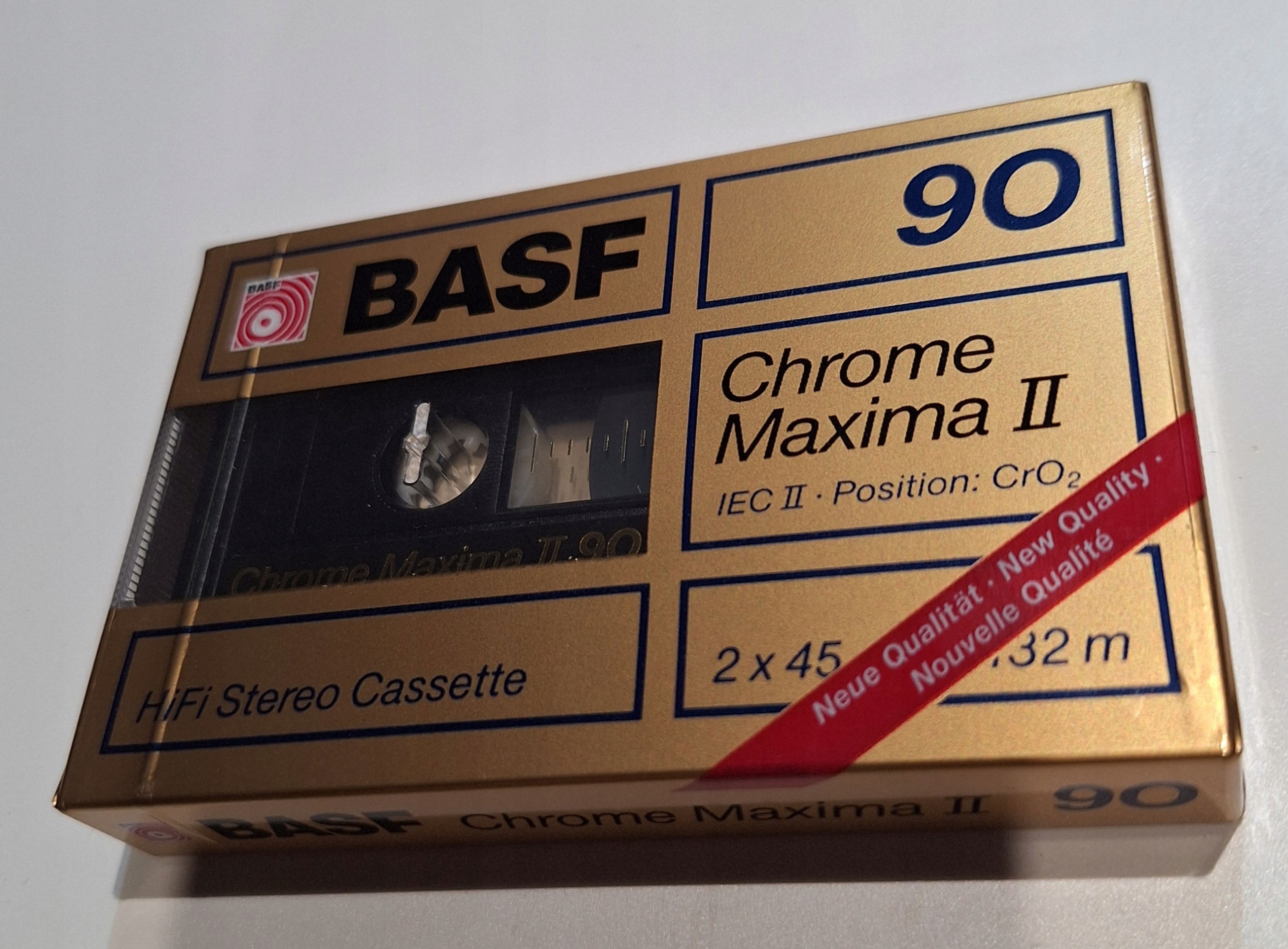Kaseta magnetofonowa BASF Chrome Maxima II 90 - Sklep, Opinie, Cena w Allegro