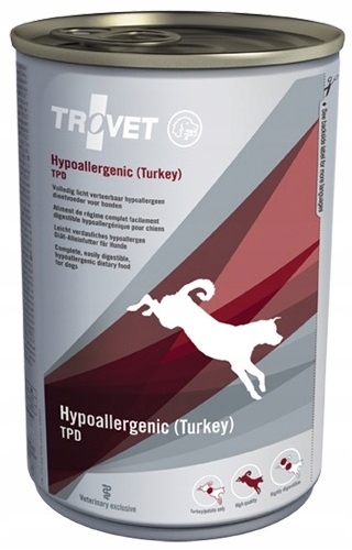 Trovet Dog TPD Hypoallergenic Turkey 400g - krůta pro psy za 83.00CZK ...