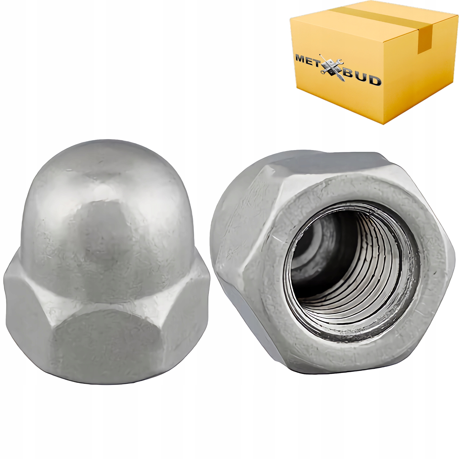 NAKRĘTKA KOŁPAKOWA DIN M6 1587 OCYNK 10SZT • Cena, Opinie • Śruby, nakrętki, podkładki ...