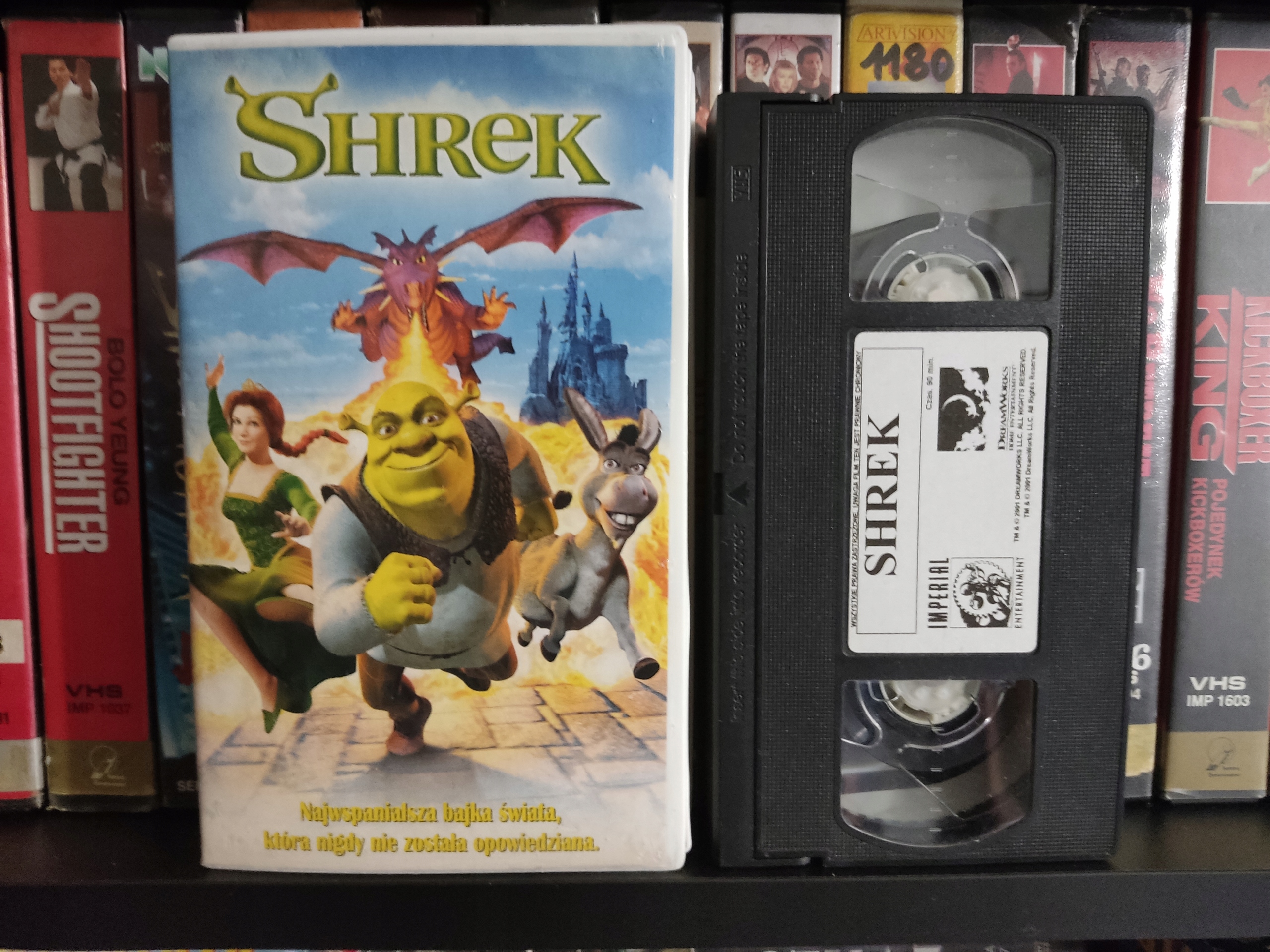 SHREK ## kaseta VHS 14277179848 - Sklepy, Opinie, Ceny w Allegro.pl
