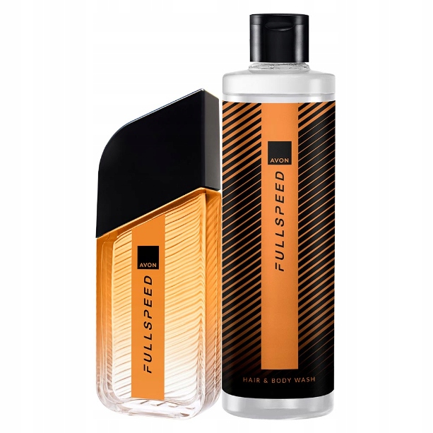 AVON ZESTAW FULL SPEED 2 KOSMETYKI WODA TOALETOWA ŻEL DLA NIEGO • Cena ...