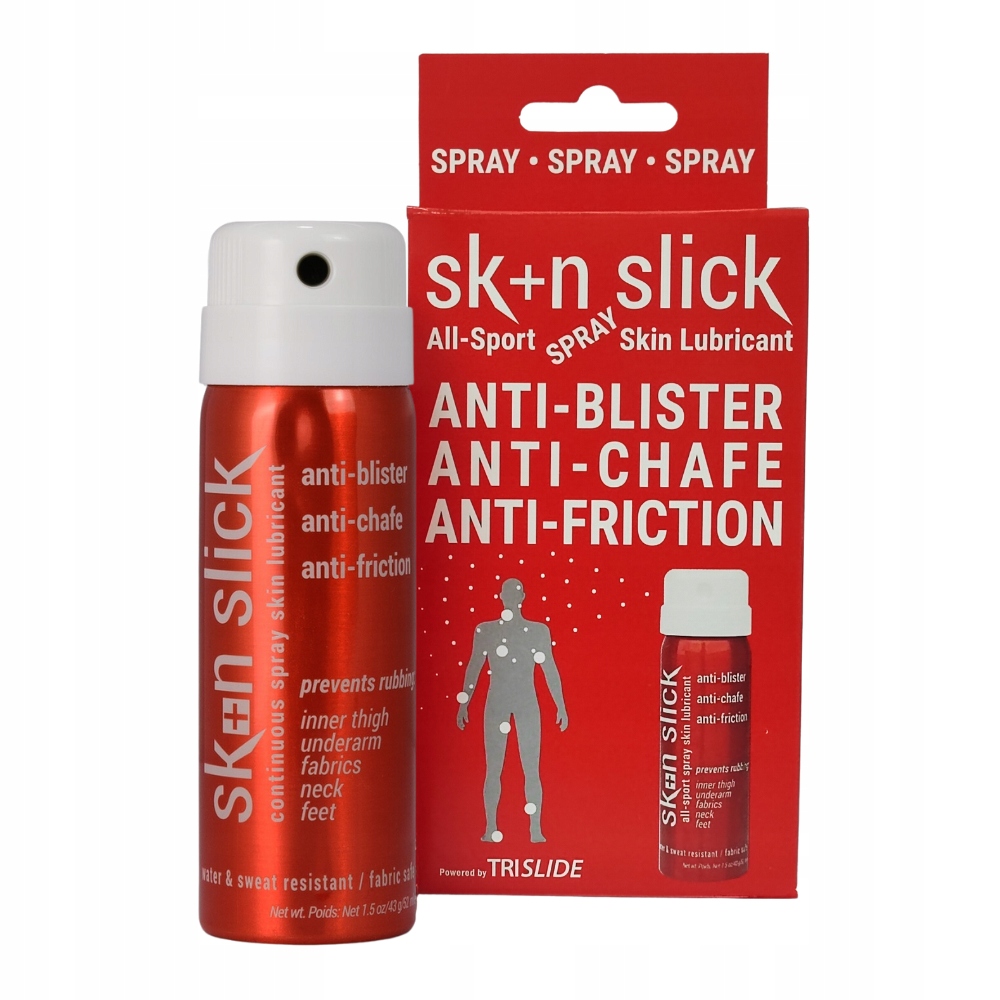 Skin Slick Spray Przeciw Otarciom Ud i Stóp 52ml (185286000354) • Cena ...