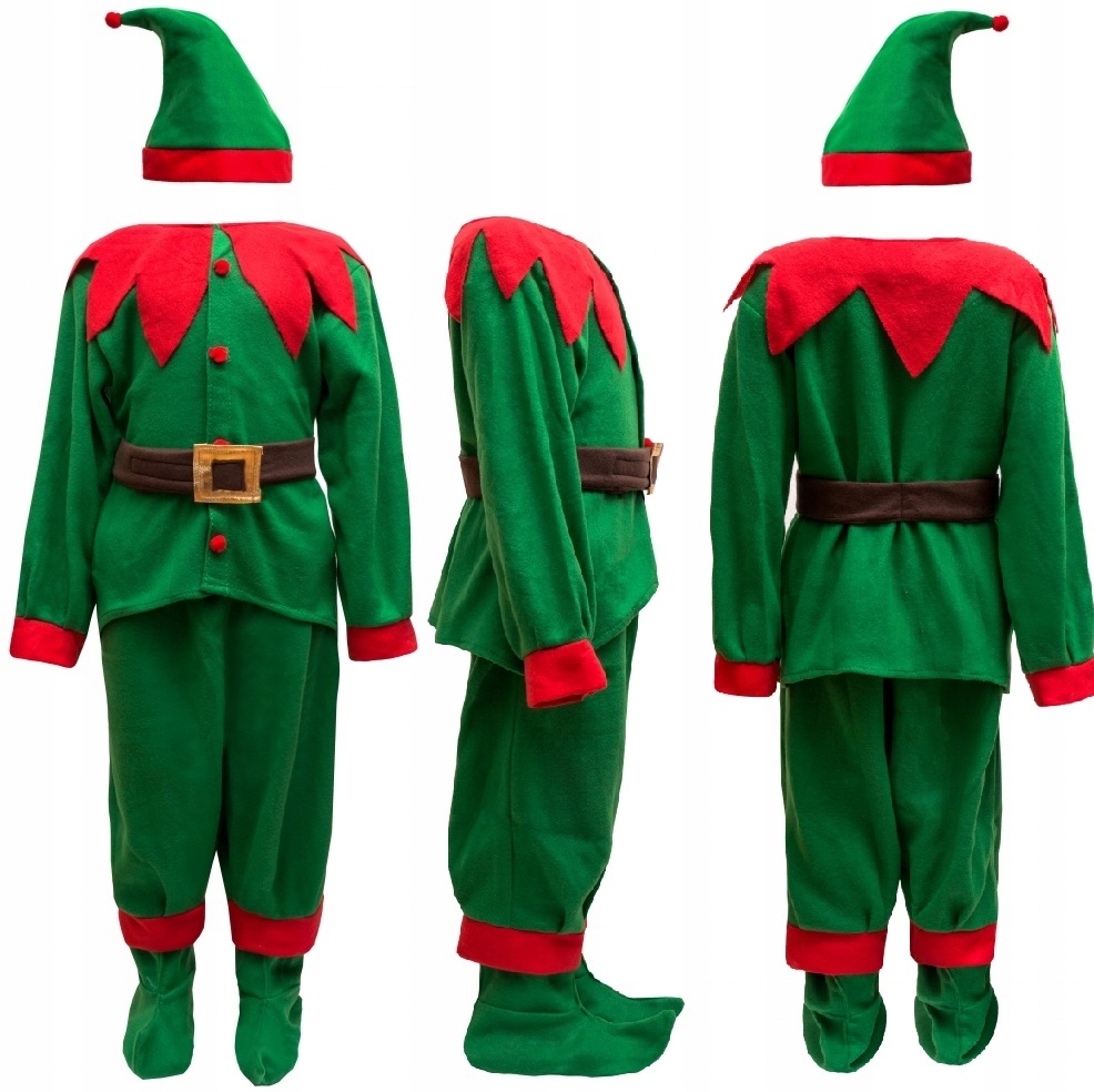 Stròj Elfa Chłopca - Niska cena na Allegro.pl