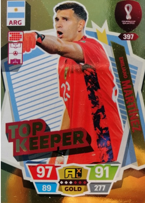 WORLD CUP QATAR 2022 TOP KEEPER 397 MARTINEZ - 12509274219 - Allegro