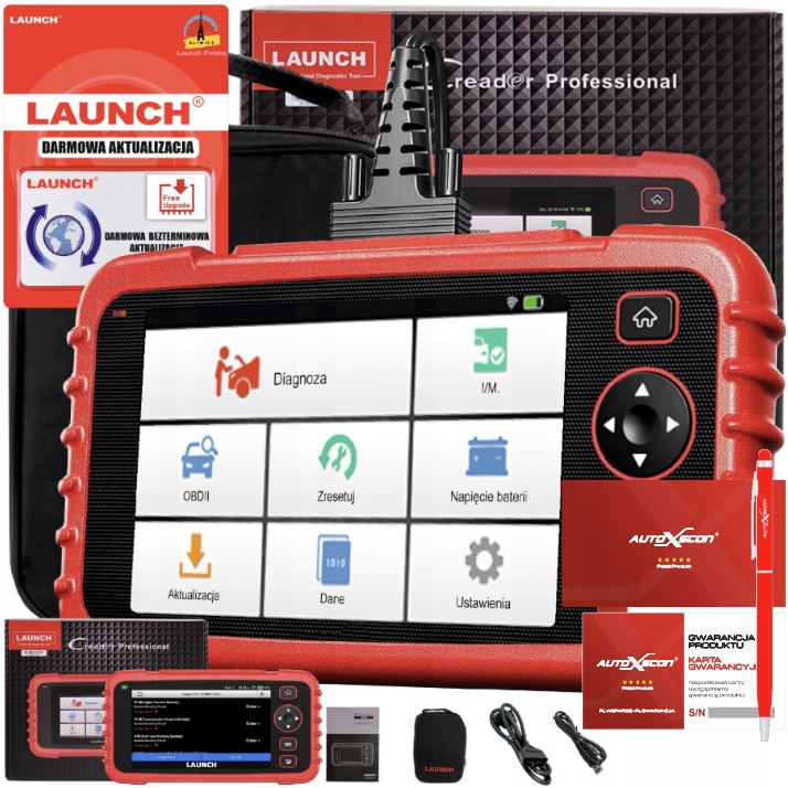 TESTER DIAGNOSTYCZNY LAUNCH PRO 123x FULL PL 22/23 884508005275 za 647 ...