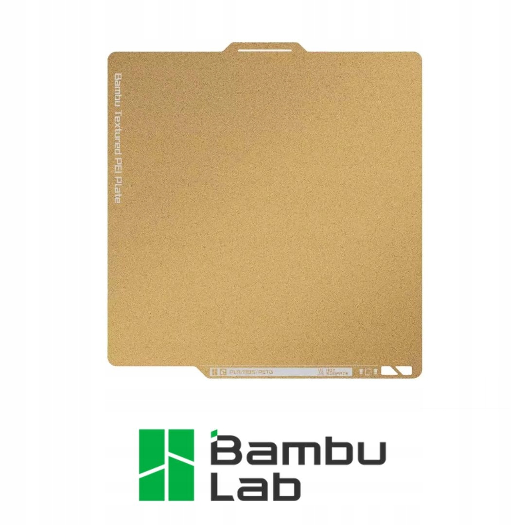 Płyta Stołu Roboczego Bambu Lab Textured PEI Plate Gold X1 P1 - Sklep ...