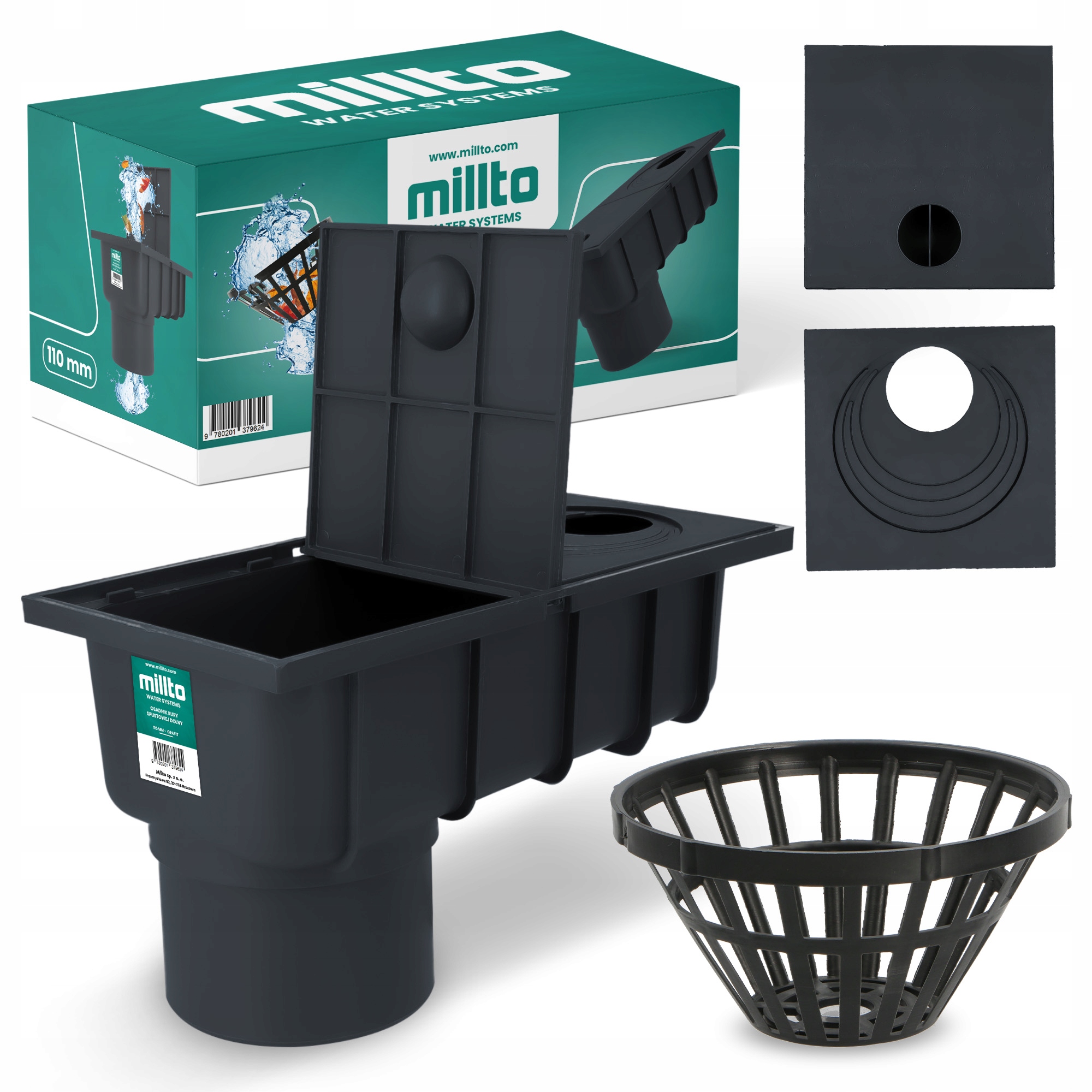 Osadnik Millto 110 mm szary (5905261548085) • Cena, Opinie • Rynny i ...