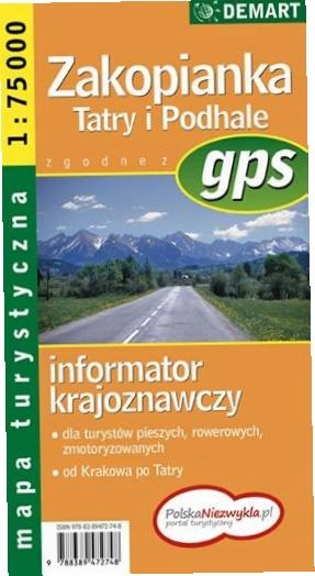 Zakopianka Tatry Podhale mapa turystyczna Praca zbiorowa - 10.34PLN ...